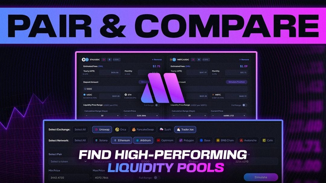 Find High-Performing Liquidity Pools with Metrix Finance 'Pair ...