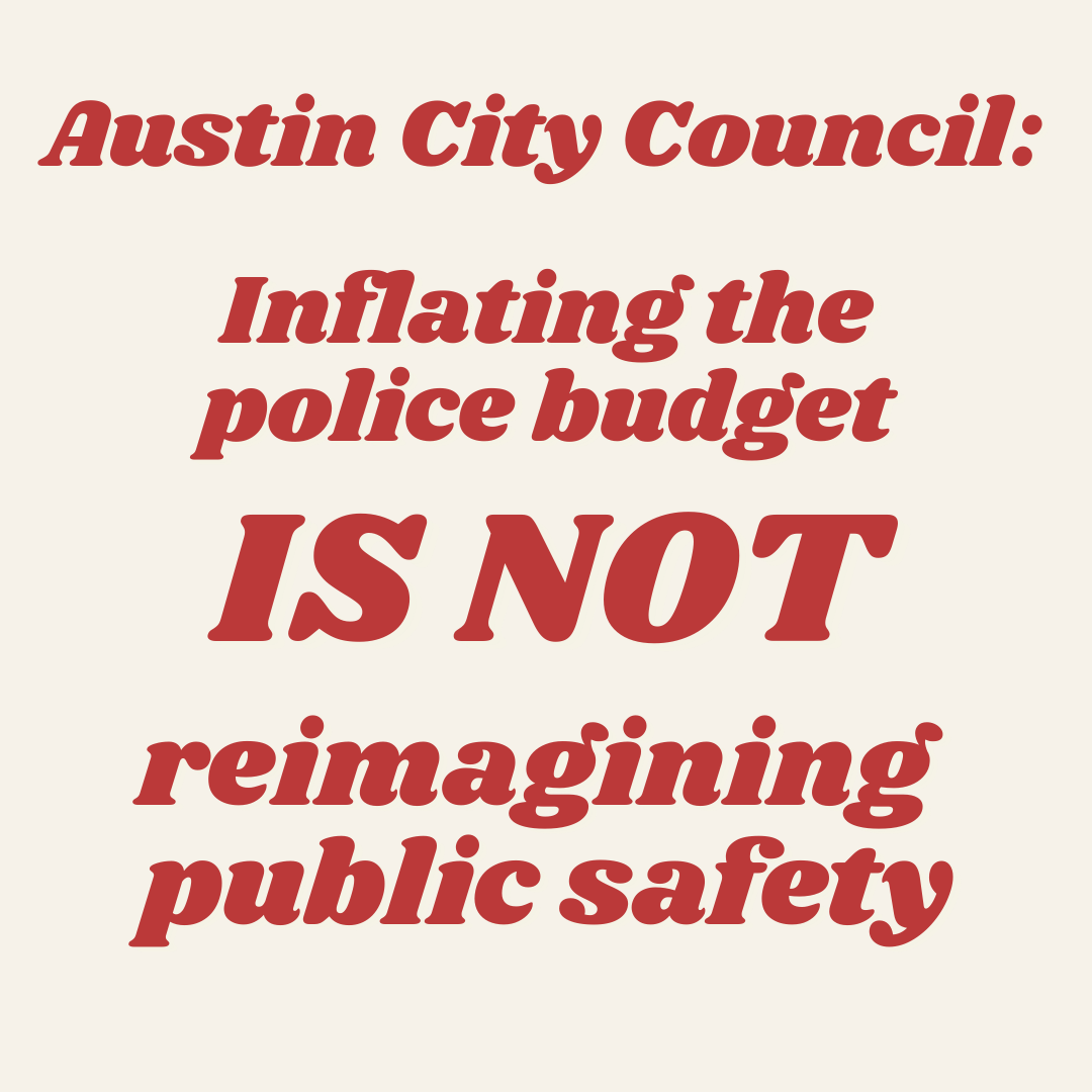 Inflating the police budget is not reimagining public safety. | by ...