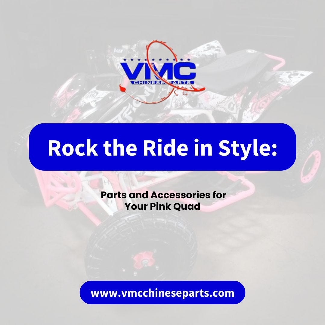 Rock the Ride in Style: Parts and Accessories for Your Pink Quad - VMC ...