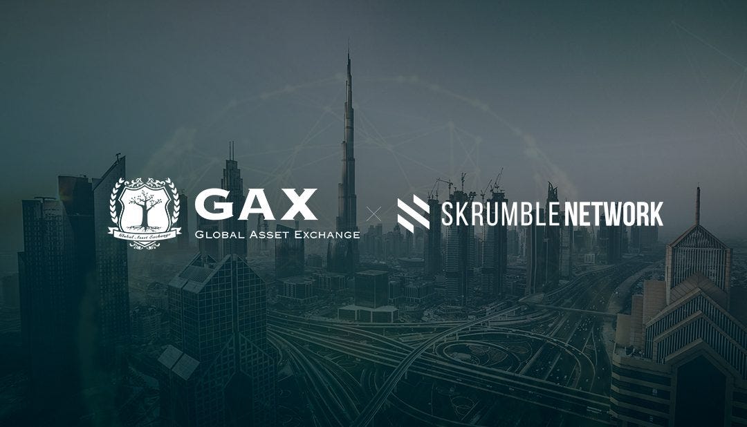 Skrumble Network Official Partner of New STO Exchange: GAX | by Skrumble Network | Medium