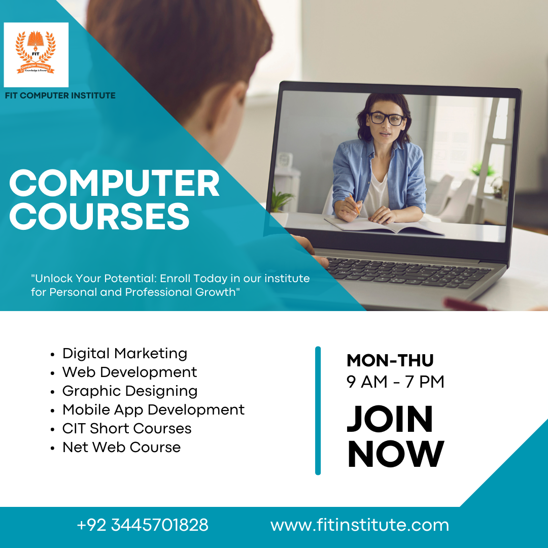 Computer courses in Rawalpindi offer a multiple range of learning ...