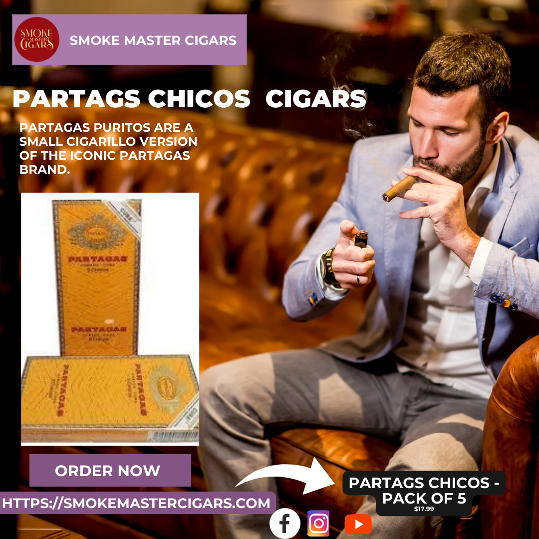 Partagas Chicos — Pack of 5 | Smoke Master CigarsPartagas Chicos — Pack ...