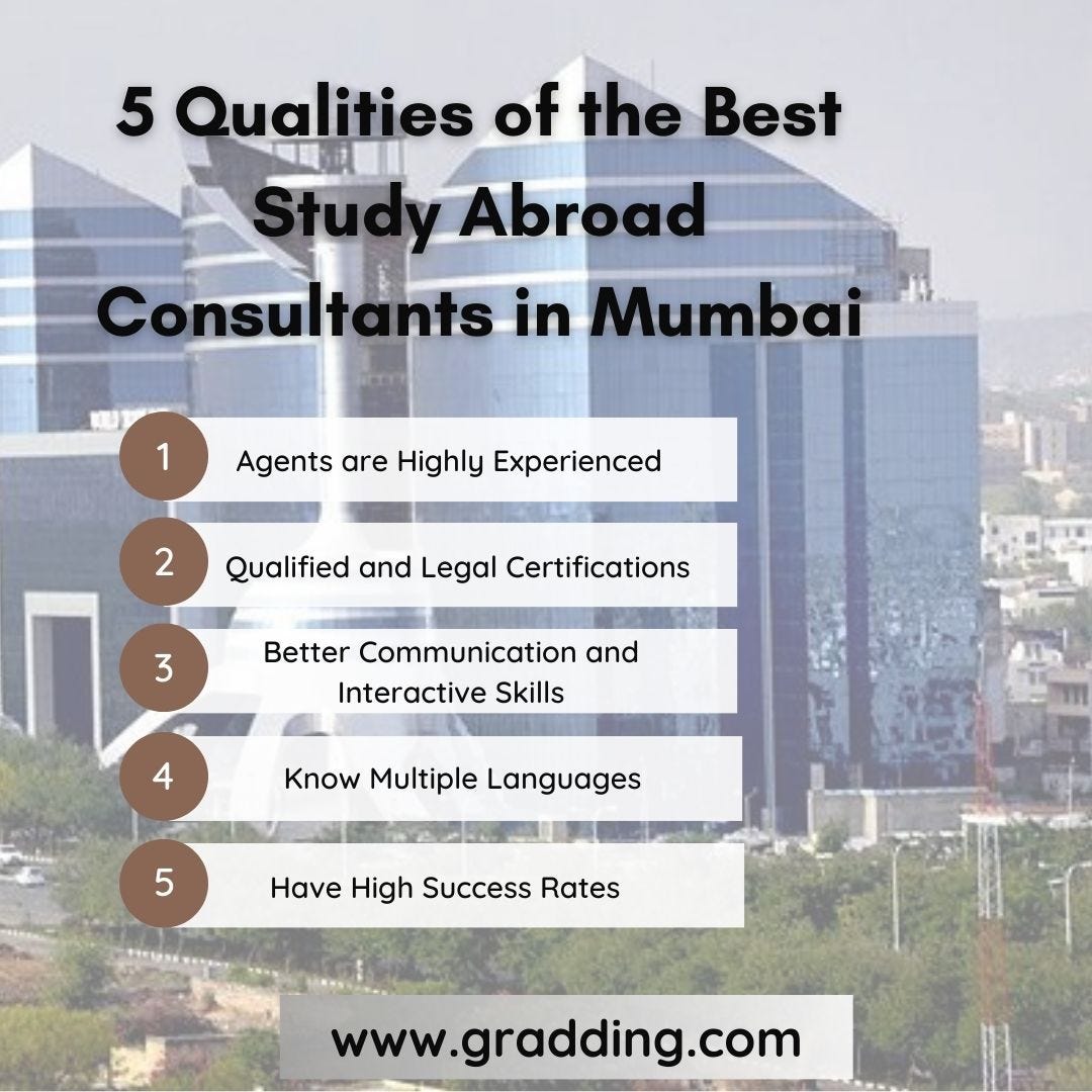 Qualities of the Best Study Abroad Consultants in Mumbai - Anjana Varghese - Medium