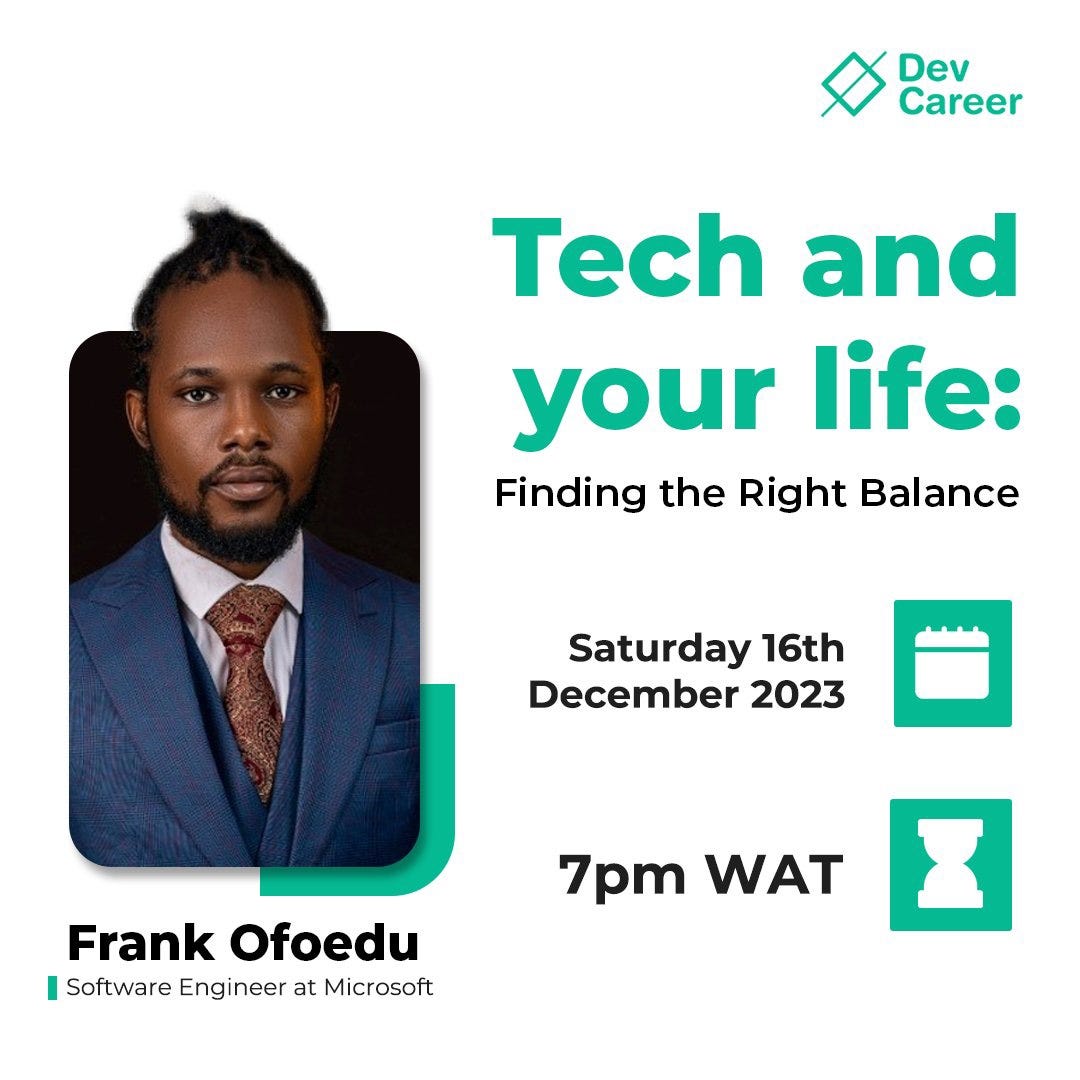 DEVCAREER December 2023 Workshop. | by Oyesina oyerinde Anuoluwapo | Medium