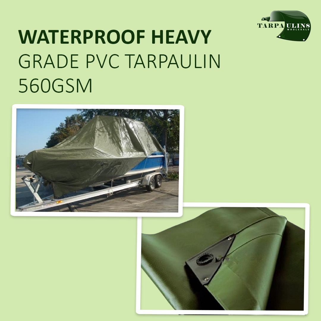 Waterproof Heavy Grade PVC Tarpaulin 560gsm - tarplin wholesale - Medium