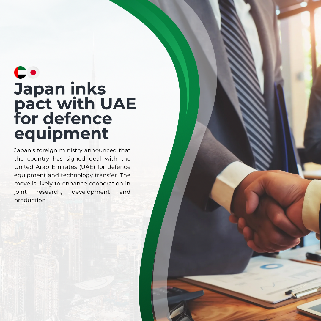 Japan-UAE Defense Pact: Strengthening Cooperation and Technology ...