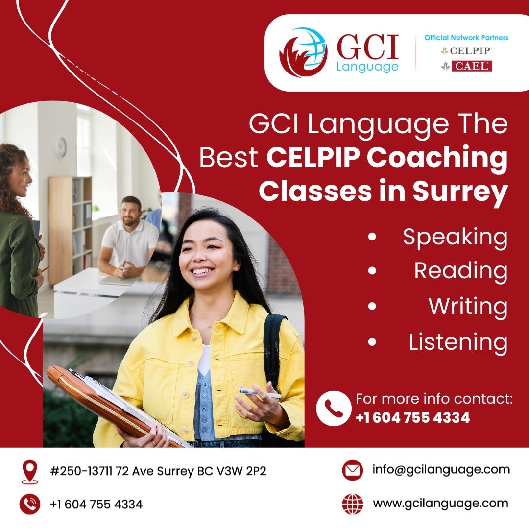 GCI Language The Best CELPIP Coaching Classes in Surrey - Gcilanguage - Medium