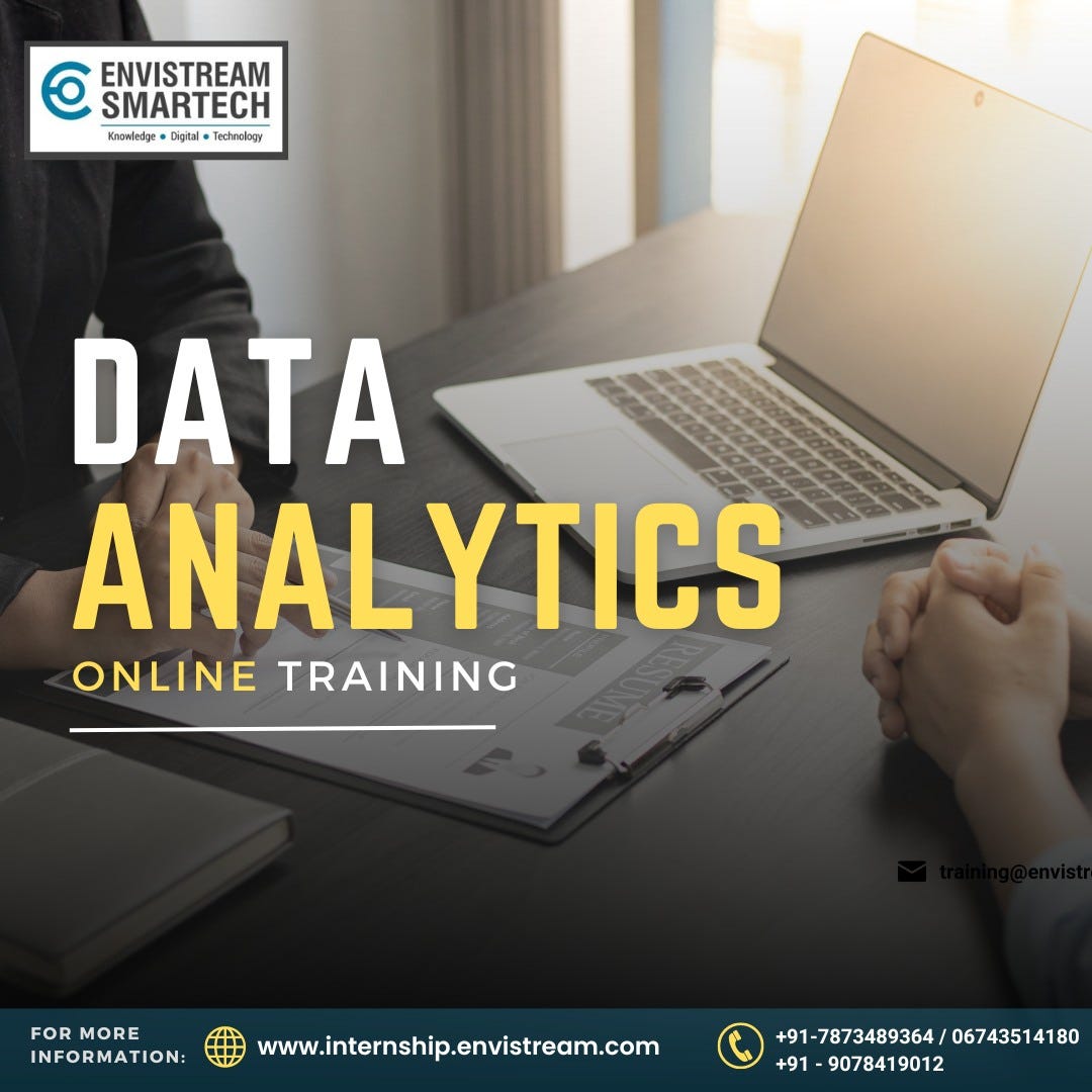 Data Analytics Training in Bhubaneswar - Internship Envistream - Medium