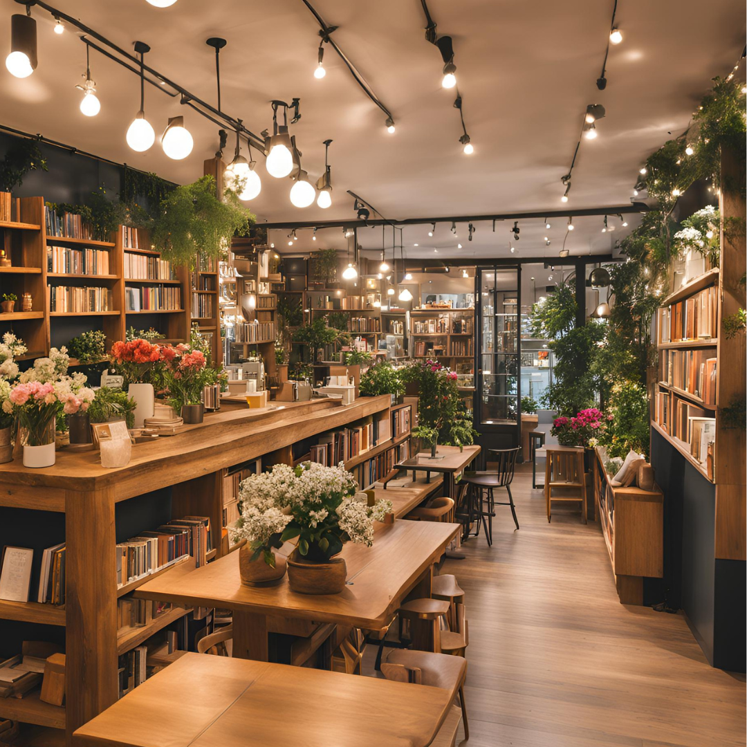 Our cafe is a bookstore and a flower shop. Who wants to fund? | by ...