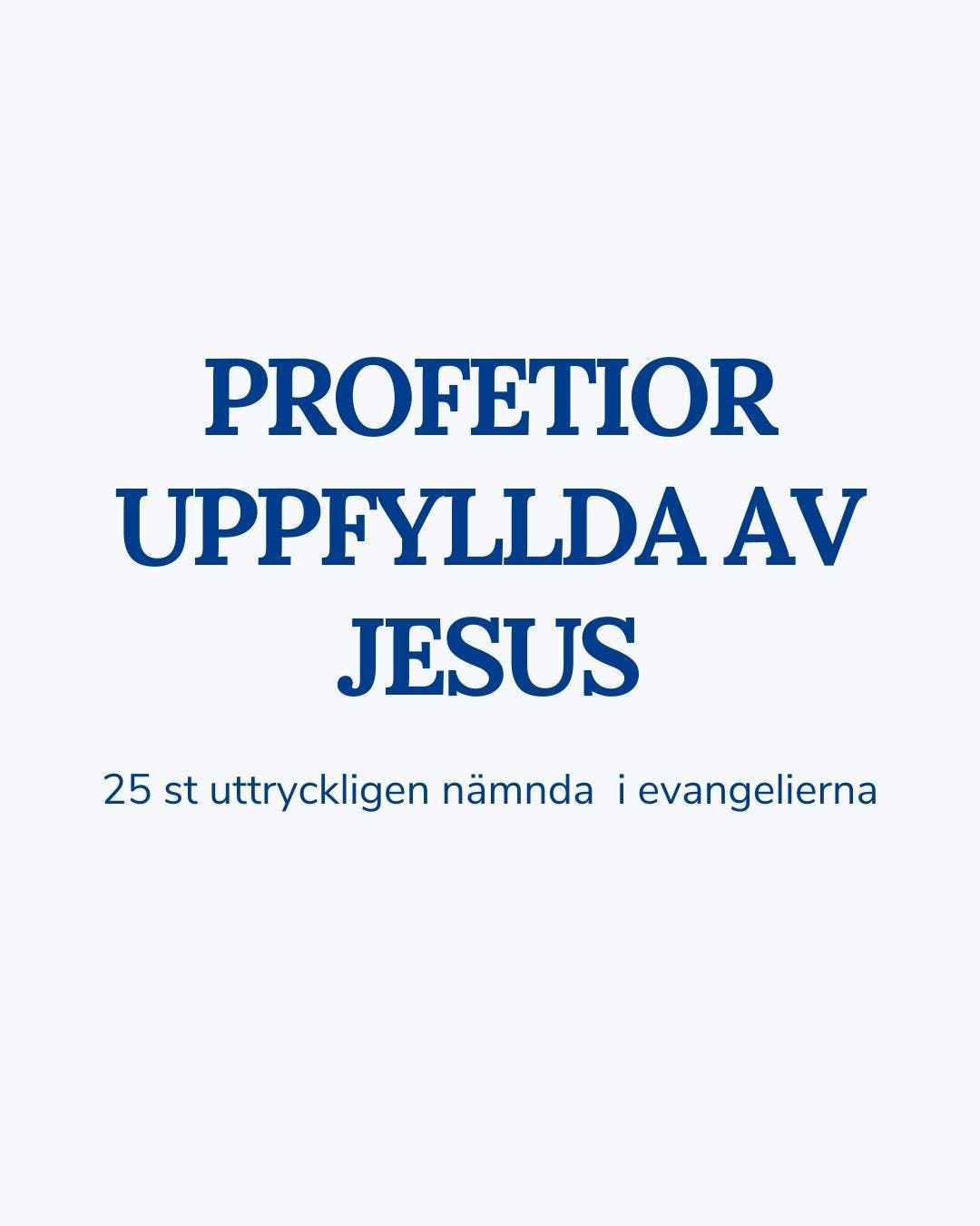 Profetior uppfyllda av Jesus. Att kristna tror att Jesus är Gamla… | by ...
