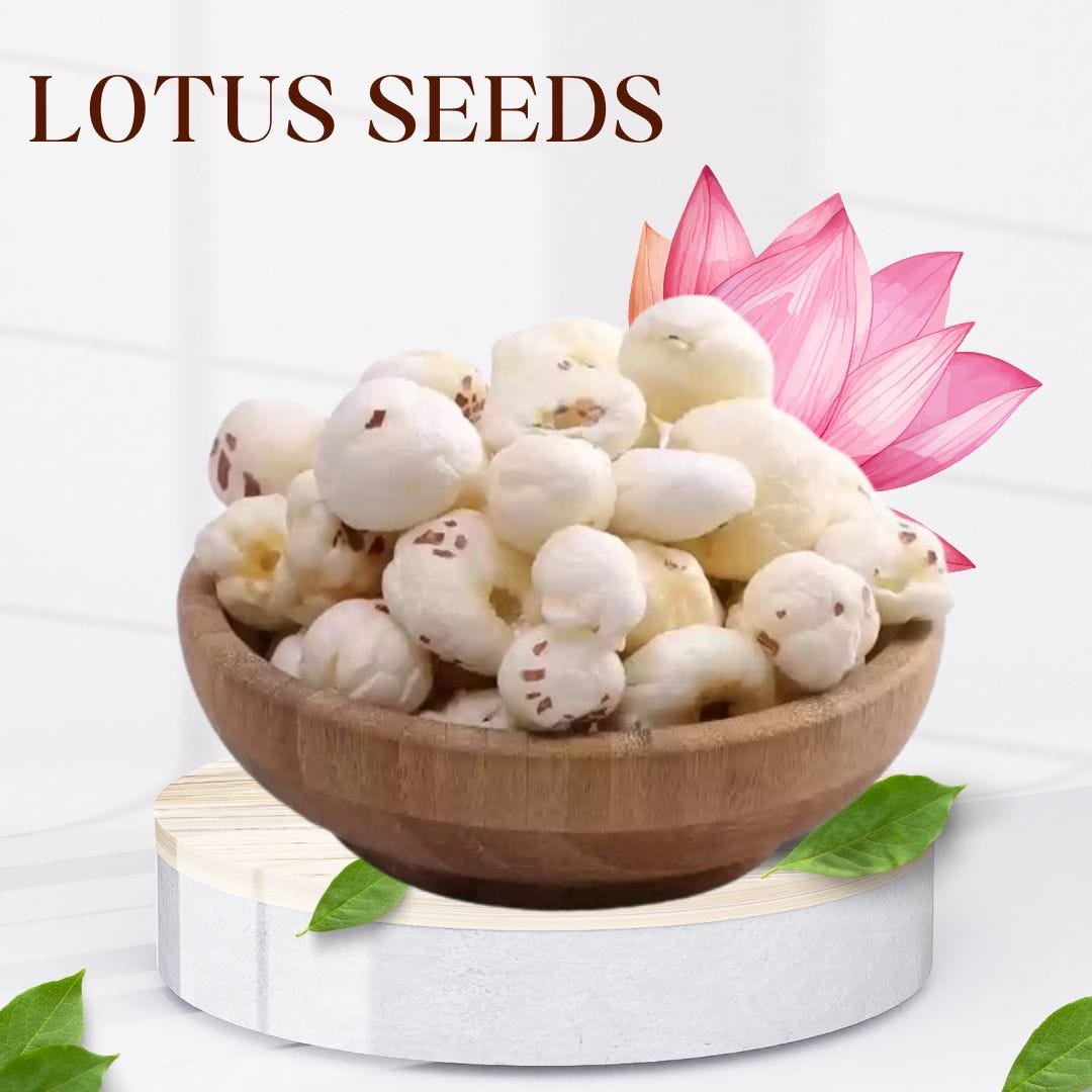 Lotus Seeds — Phul Makhanay. Naturesbite’s Lotus Seeds: Pure… | by ...