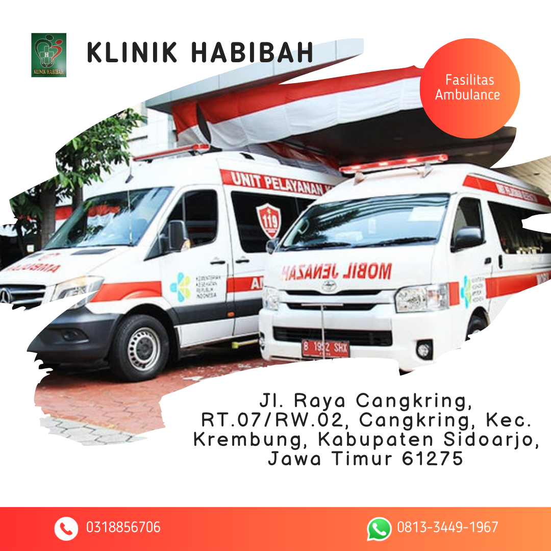 FASILITAS LENGKAP, wa 0813-3449-1967, Melayani Ambulance Puskesmas Klinik Habibah Krian Klik ...