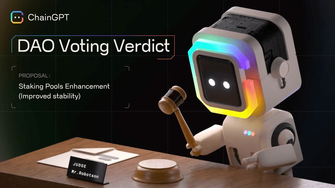 ChainGPT DAO Approves Proposal to Enhance Staking Pools for Improved Stability | by ChainGPT ...