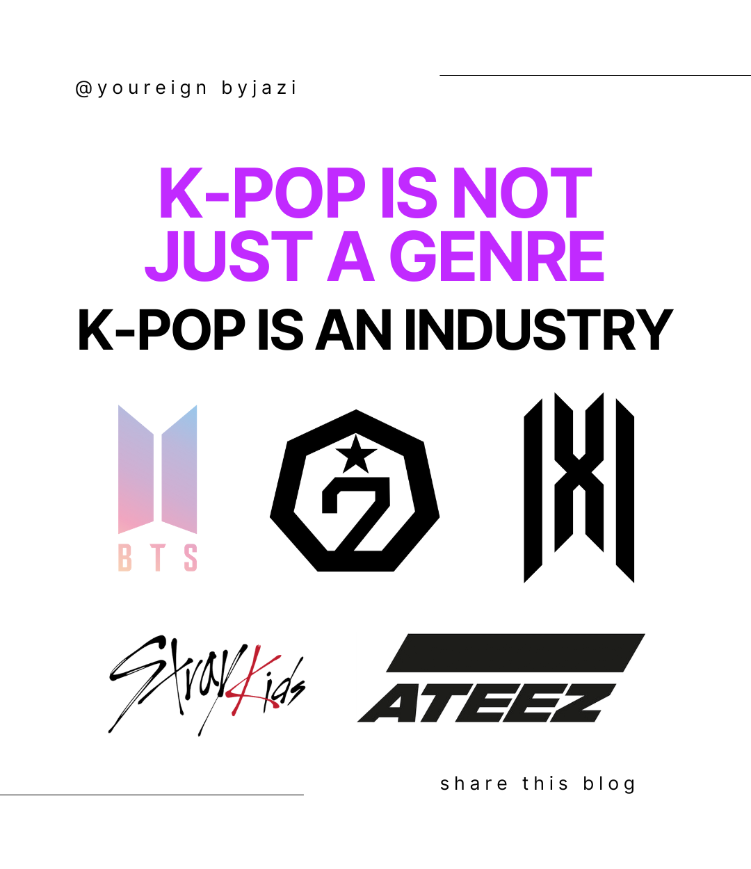 K-pop is an Industry, Not a Genre | by You Reign Here Blog ...