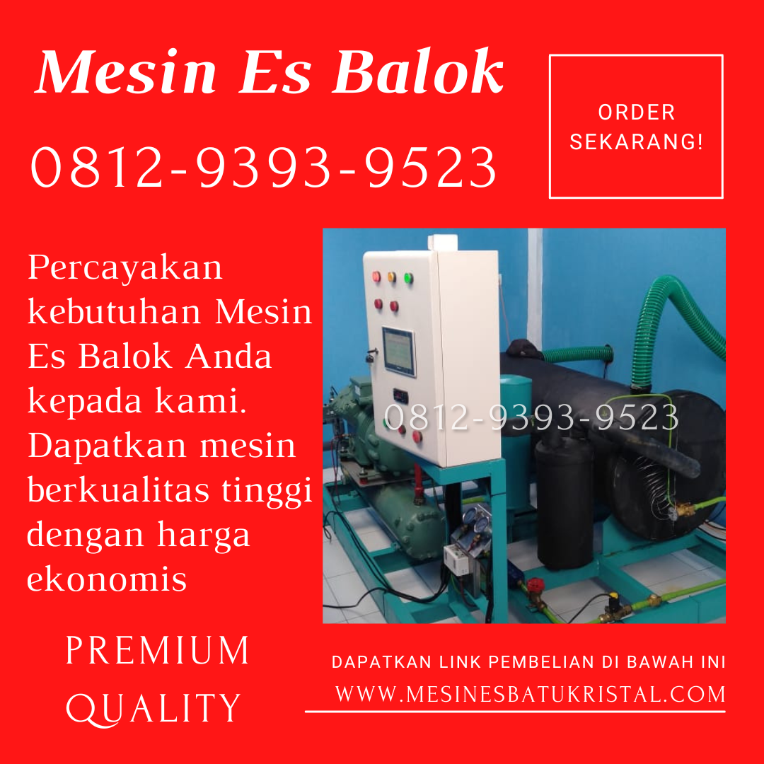 BAGUS, CALL: 0812–9393–9523, Pabrik Mesin Pembuat Es Balok 8 Ton Di ...