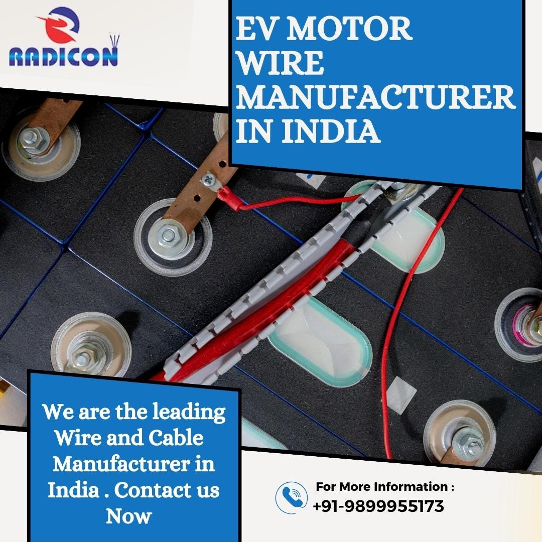 EV Motor Wire Manufacturer in India by Radicon Wire | by Radicon Wires ...