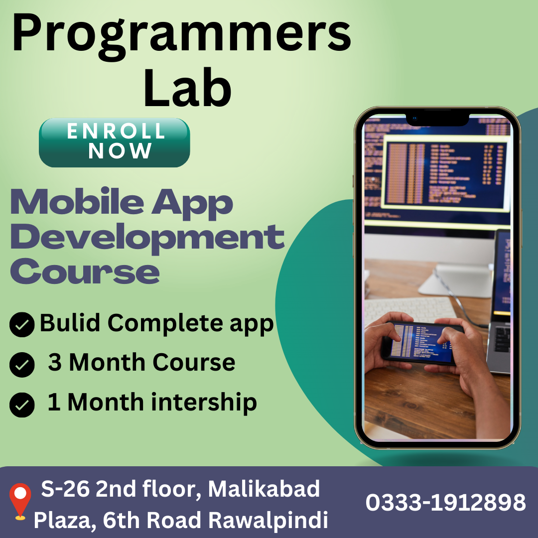 Mobile app Development course in Rawalpindi Islamabad | by Programmers Lab Training Institute ...