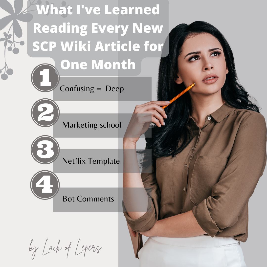 What I’ve Learned Reading Every New SCP Wiki Article for One Month | by ...