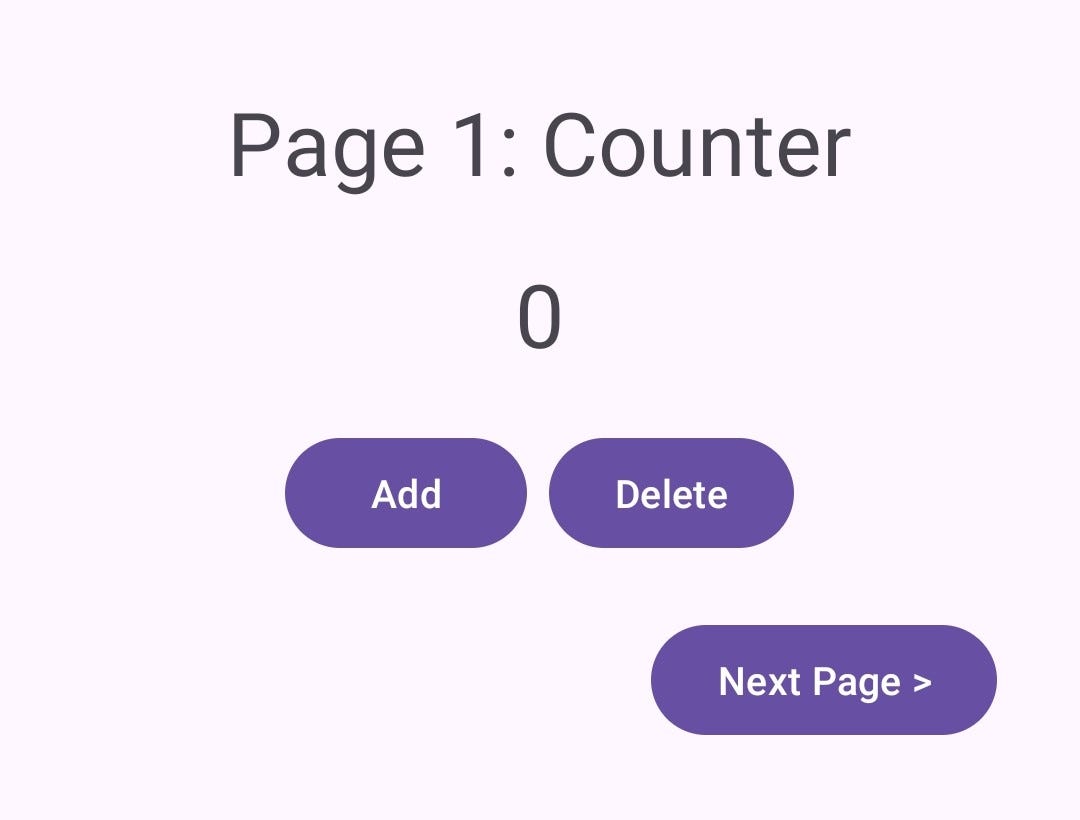 A Simple Counter App With Shared Viewmodel And Singleton Pattern In Android By Md Mehedi Hasan