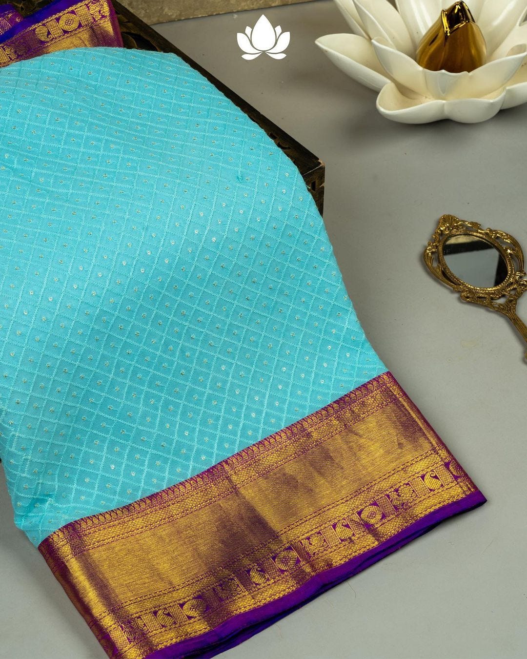 Traditional Handloom Kanchi Saree at Brand Mandir - Sareesmandir - Medium