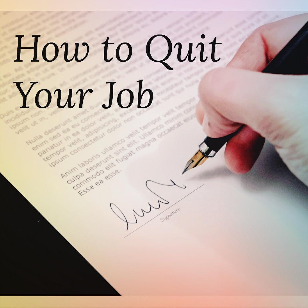 Tips to Quit. Every workplace and job is different… | by ...