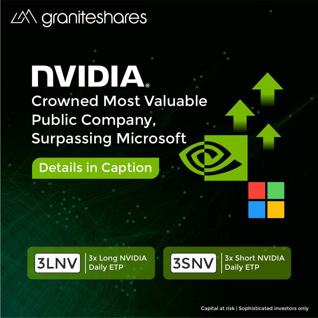 Nvidia Crowned Most Valuable Public Company, Surpassing Microsoft | by ...