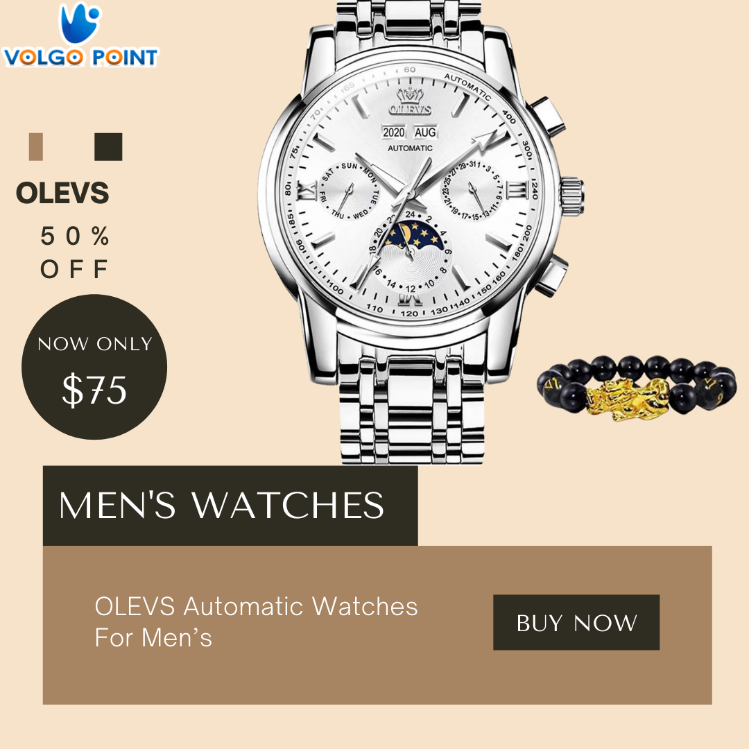 OLEVS Automatic Watches For Men’s - Maenabab - Medium