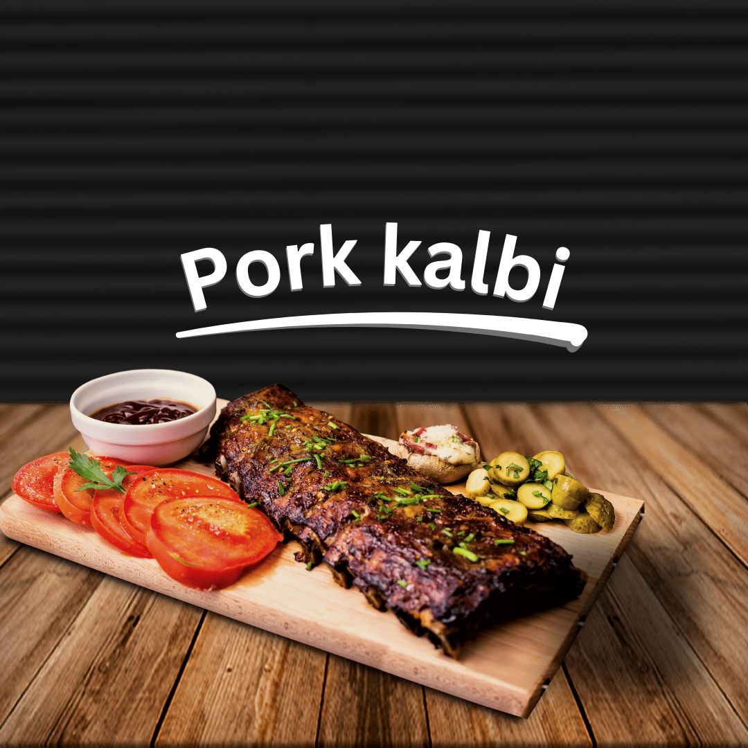 Pork kalbi Pork kalbi is a Korean dish made from pork ribs marinated in ...