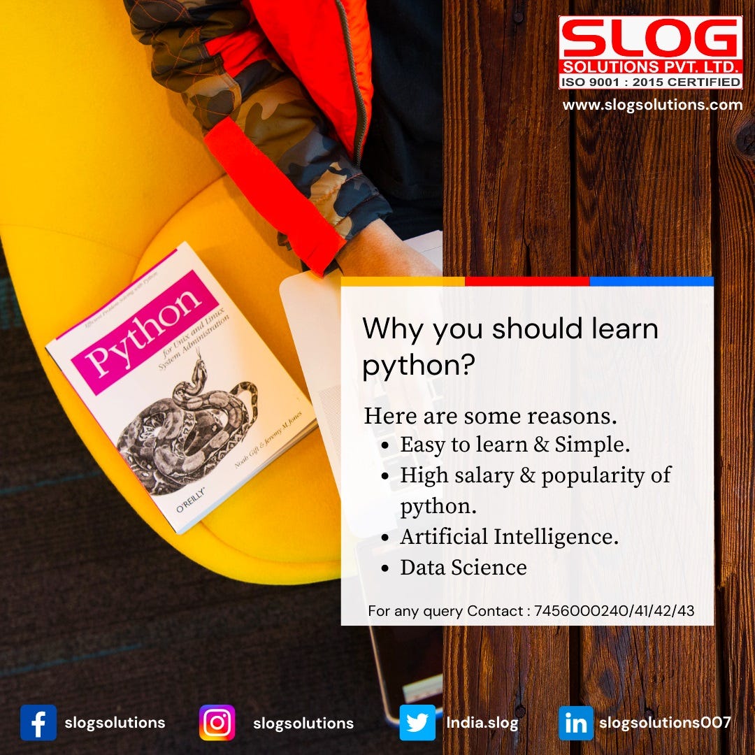 What is Python and Why It’s in Demand? | by Slog Solutions | Medium