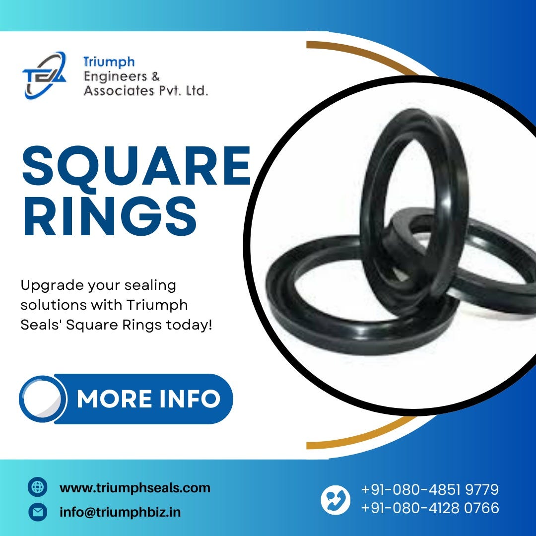 Square rings - Triumph Engineers & Associates Pvt Ltd - Medium