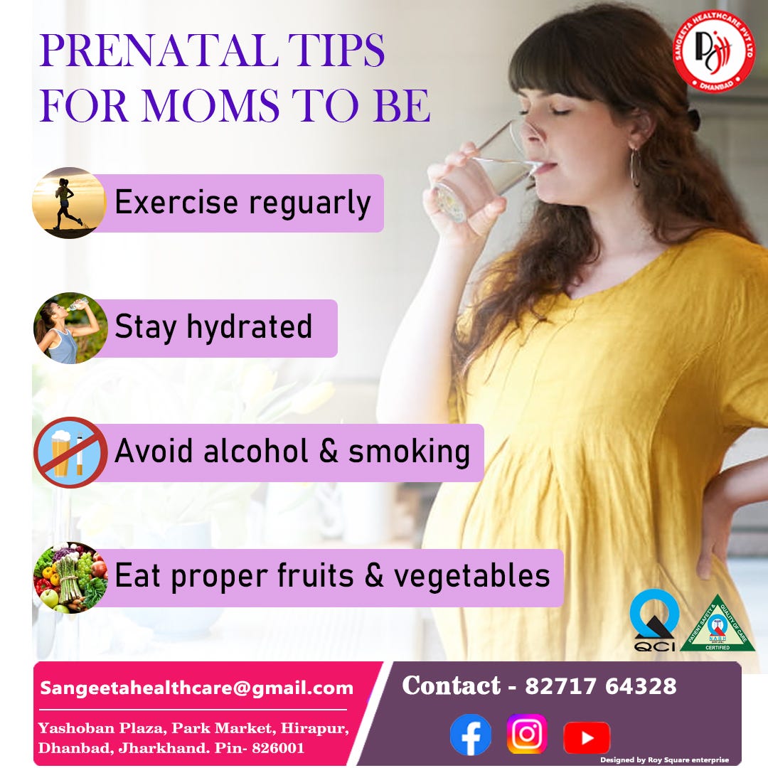 Prenatal Tips For Moms To Be - Sangeetahealthcare - Medium