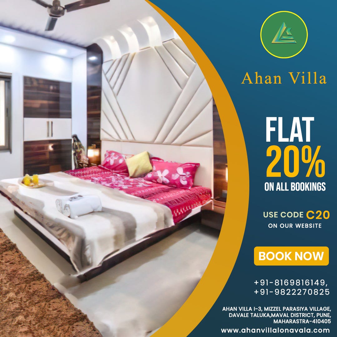 Luxury Villa on Rent in Lonavala with Swimming Pool — AHAN VILLA - Ahan Villa Lonavala - Medium