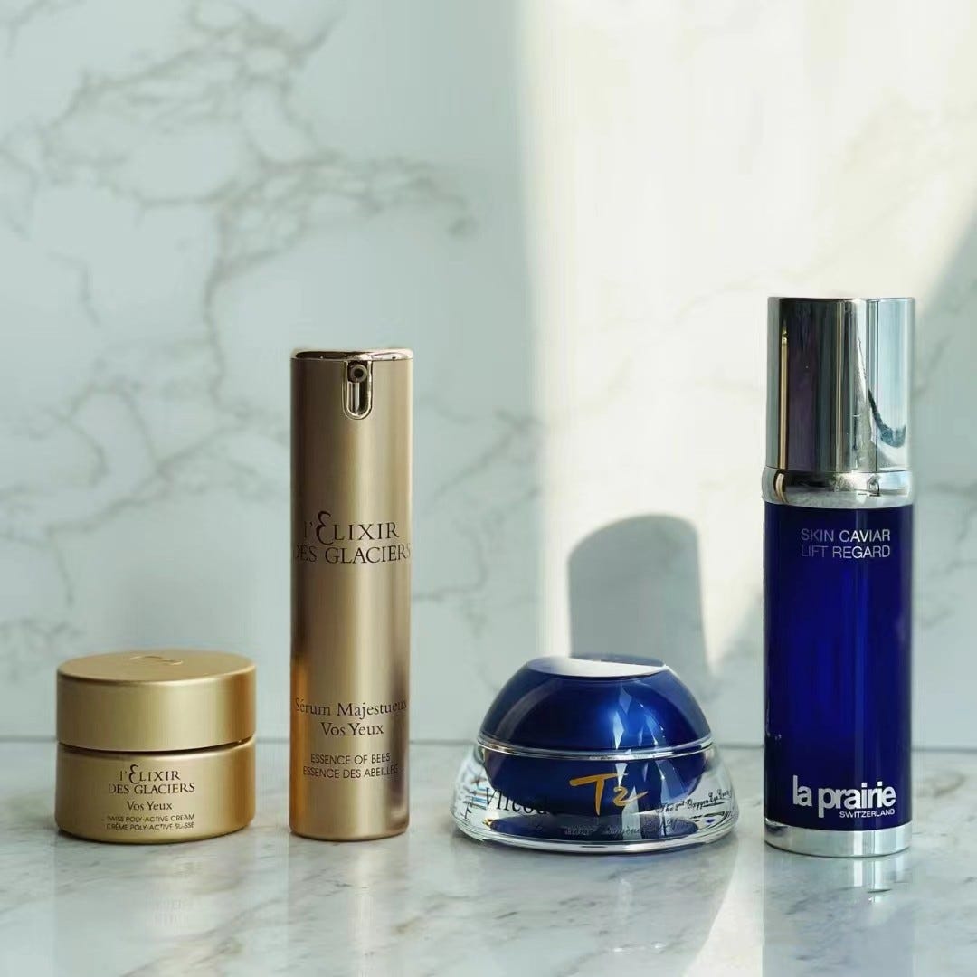 High-level eye skincare products. Most eye creams require a long time ...