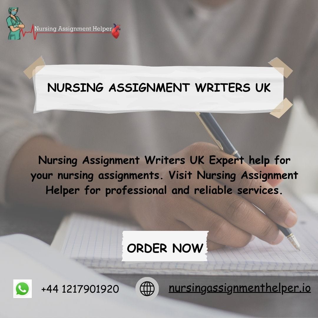 Best UK Nursing Assignment Writers Available | by ...