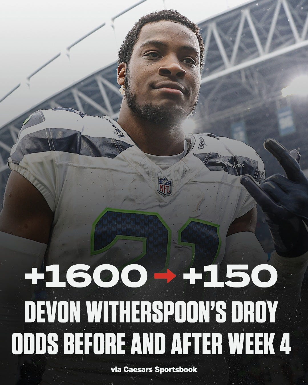 Devon Witherspoon’s MNF Excellence Propels Him to DROY Front-Runner ...