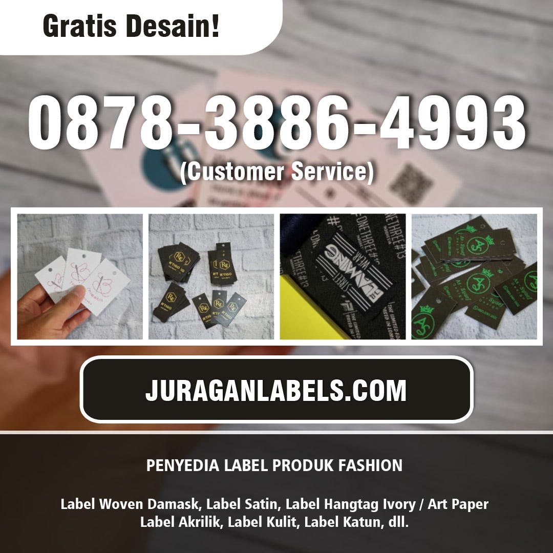 HUB. 087838864993 Label Laundry Baju | by Cetak Hangtag Jombang | Medium