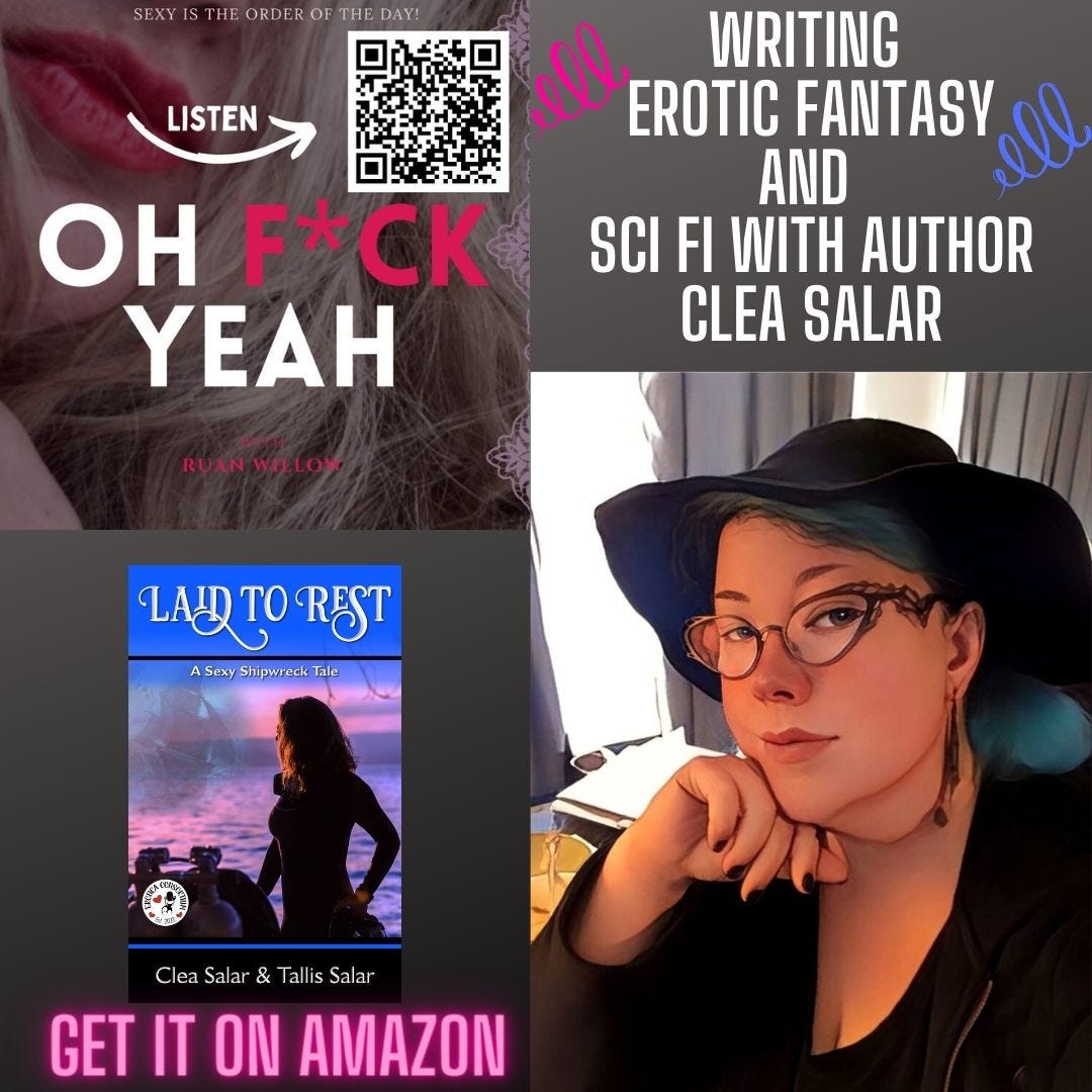 Writing Erotic Fantasy and Sci Fi with Author Clea Salar | by Ruan Willow | Medium