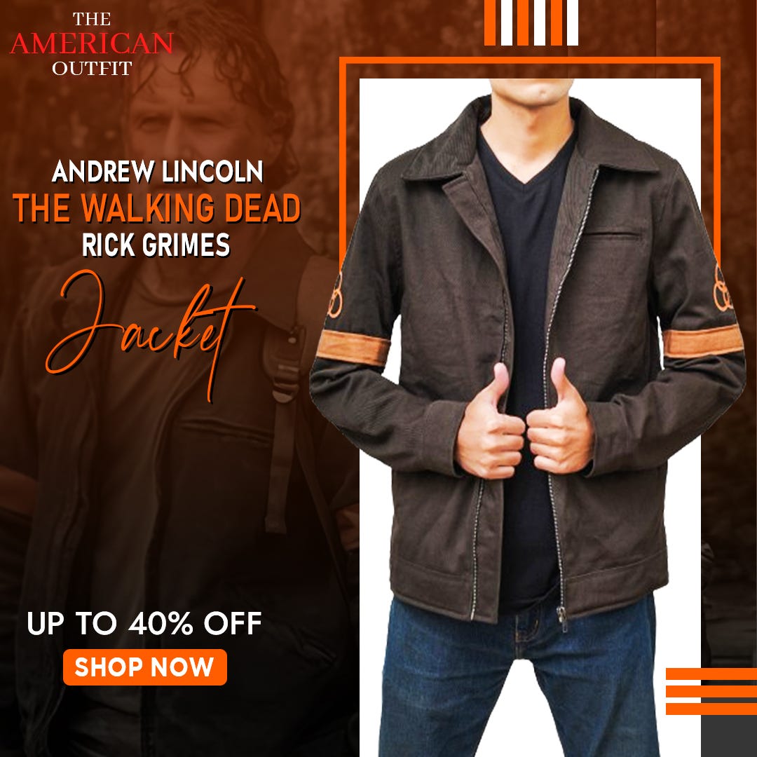The Walking Dead Rick Grimes Jacket - The American Outfit - Medium