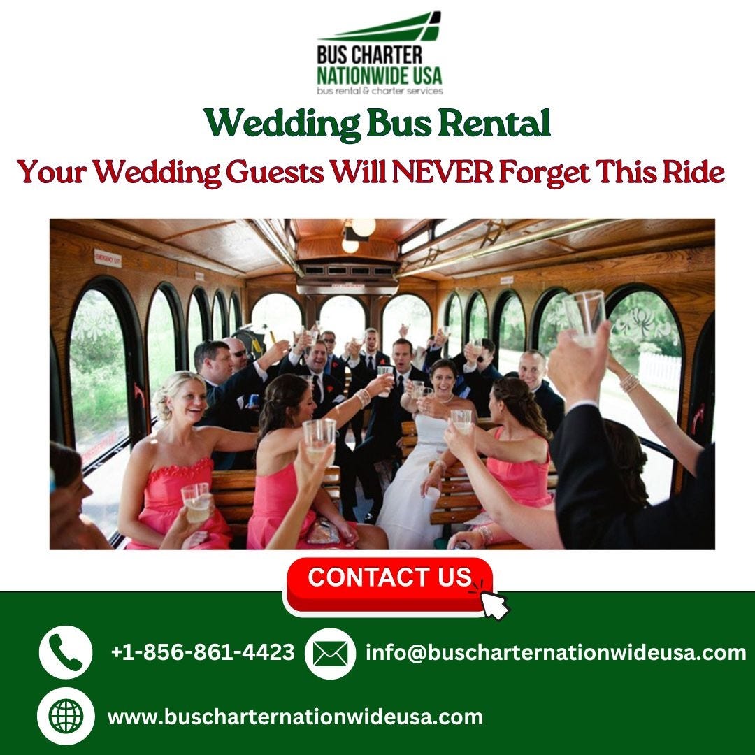 Last Chance! Book Your Dream Wedding Bus Ride Before It’s Gone! | by ...