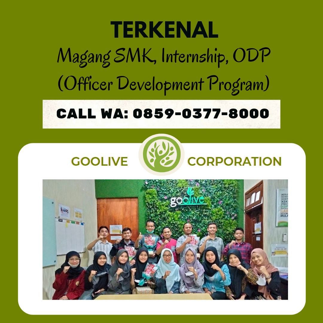 Terkenal, Call 085903778000, Officer Development Program ...