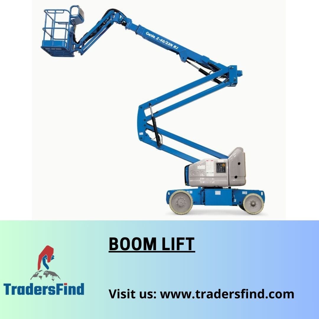 Best Boom Lift Suppliers in UAE — TradersFind - zara khan - Medium