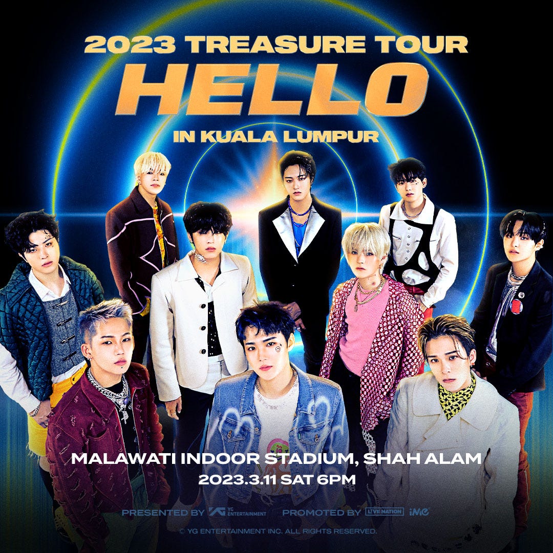 LIVE | 2023 TREASURE TOUR [HELLO] IN Malaysia - Viska Visigong - Medium