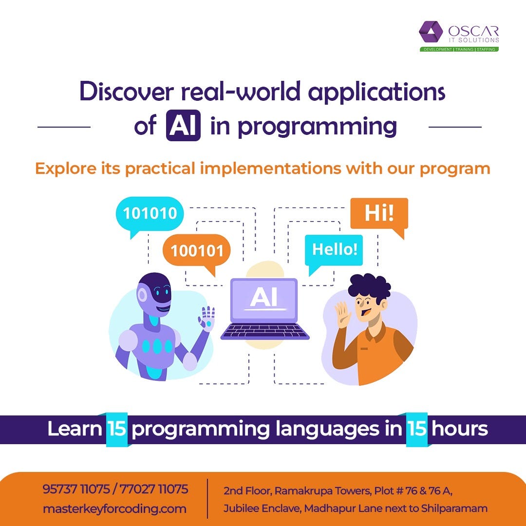 Discover real world applications of AI in programming. - Master Key For Coding - Medium