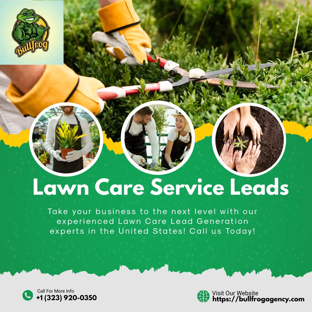 Lawn service leads - Bullfrog Digital Marketing Agency & SEO Company - Medium