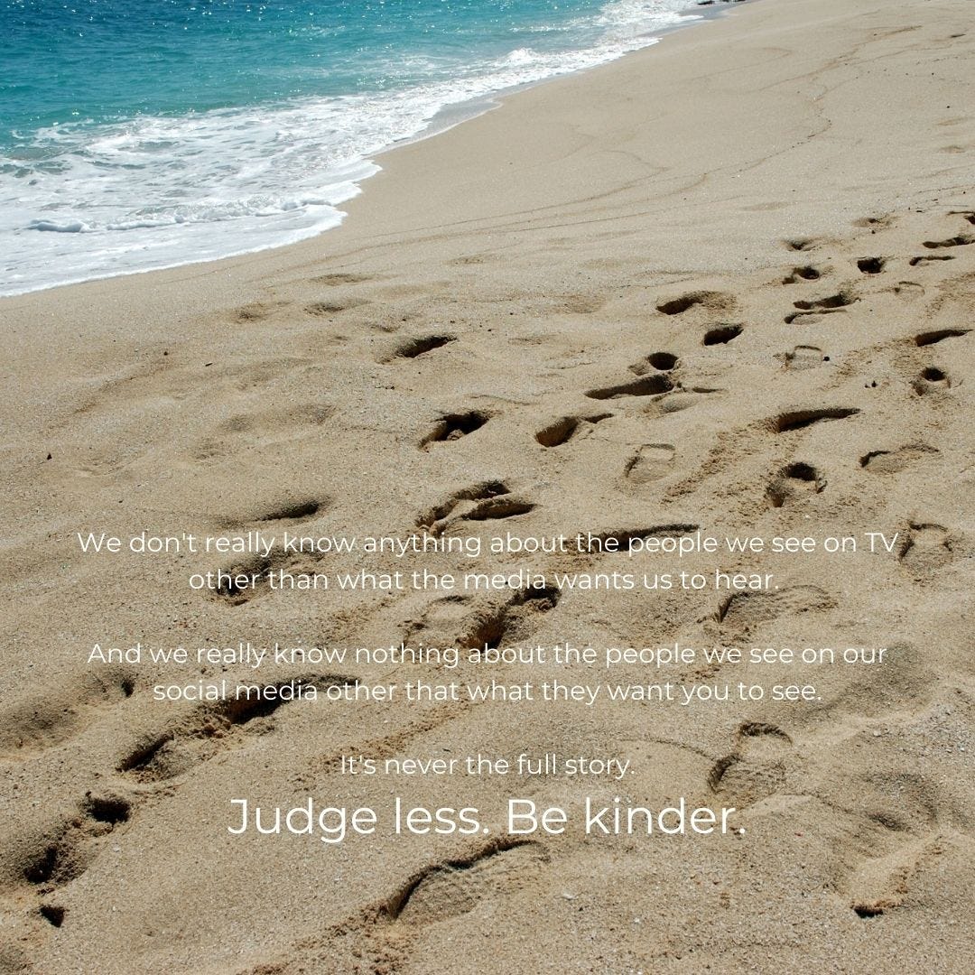 Judge Softly. “Pray, don’t find fault with the man… | by Anne Clark ...