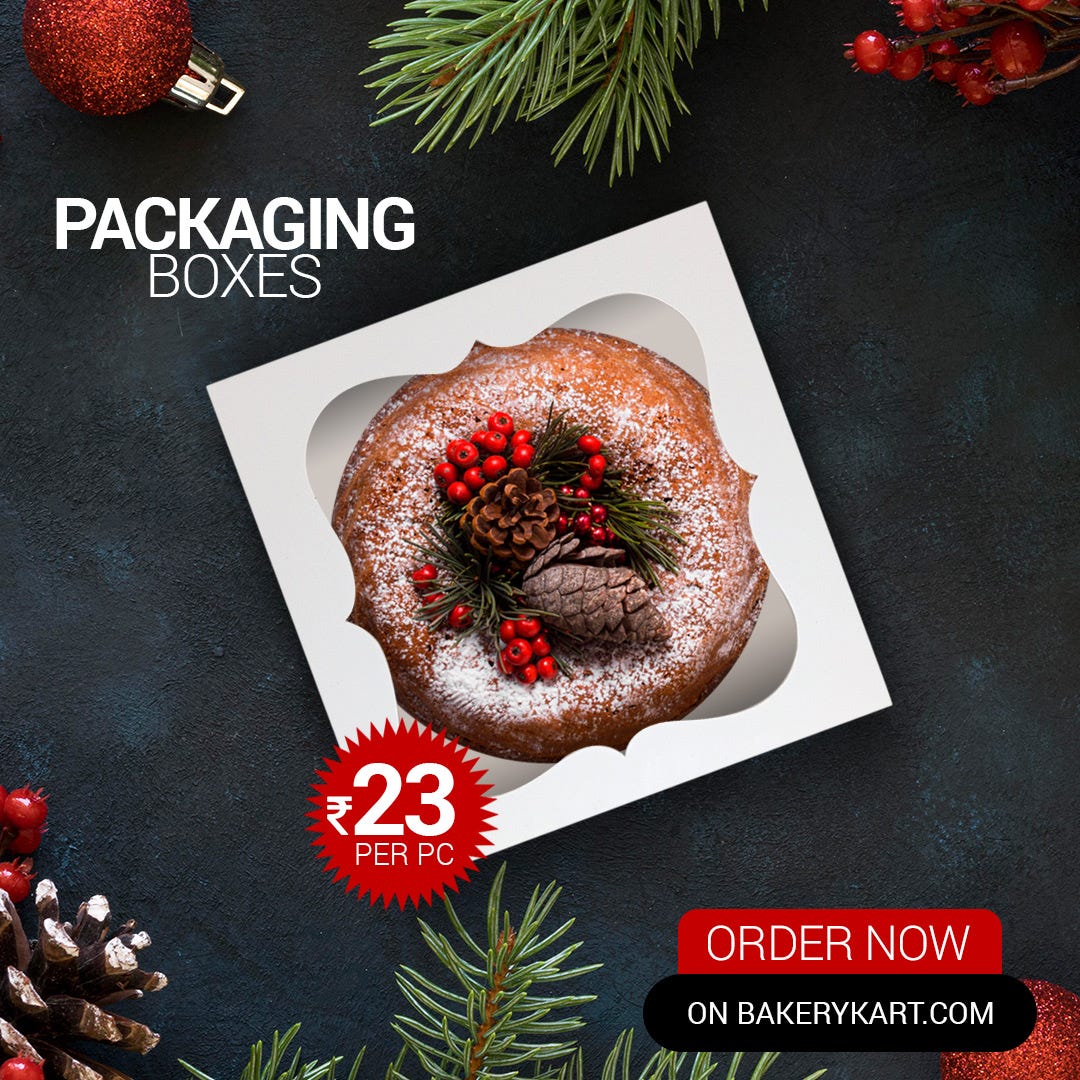 Cake Boxes - Bakerykart - Medium