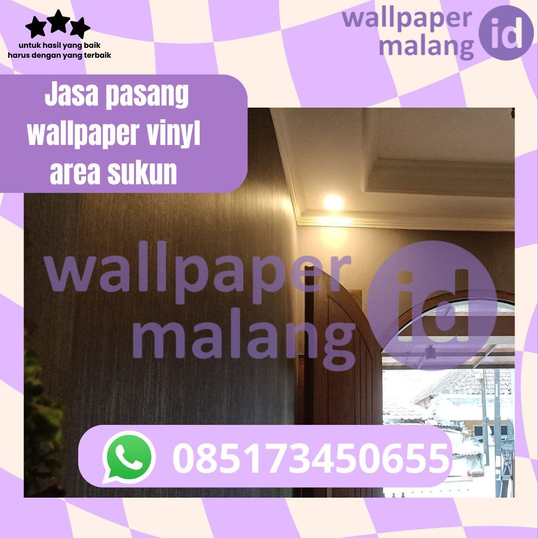 Susah cari jasa pasang wallpaper vinyl yang terpercaya?? Jangan ...