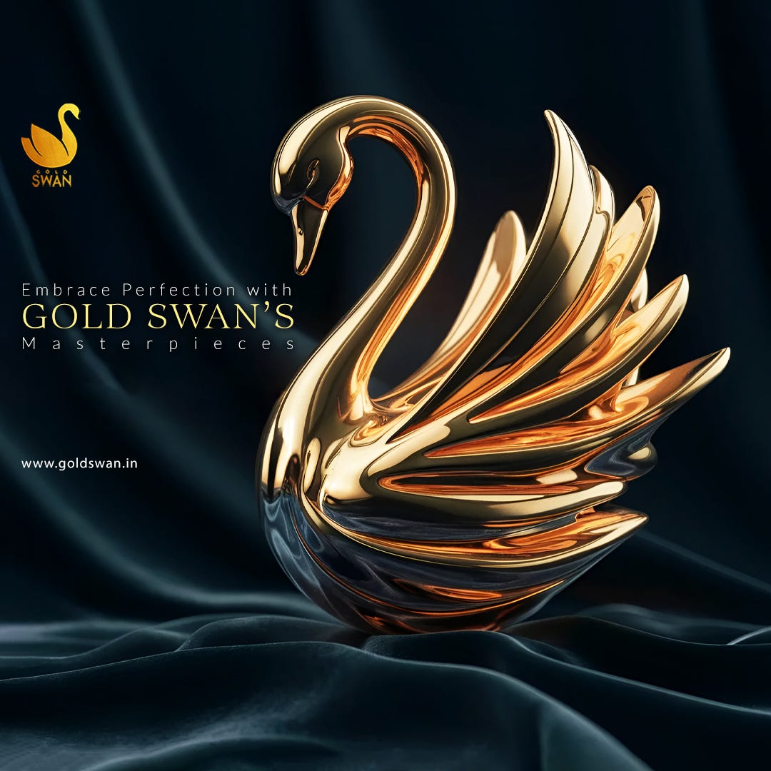 No making charges - Gold Swan - Medium