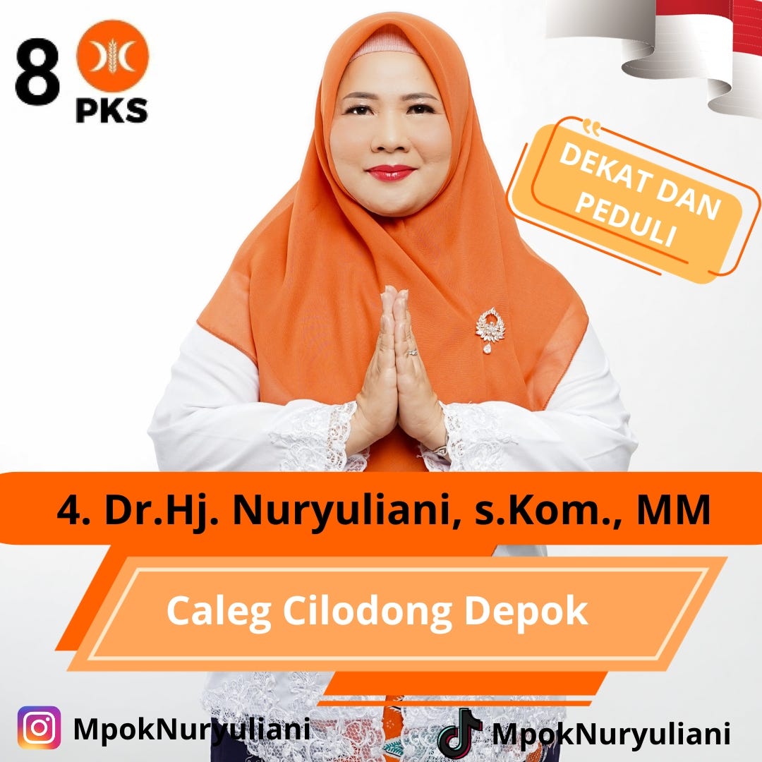 MERAKYAT, Dr Hj Nuryuliani Caleg Cilodong Depok - Caleg Sukatani Tapos Depok - Medium