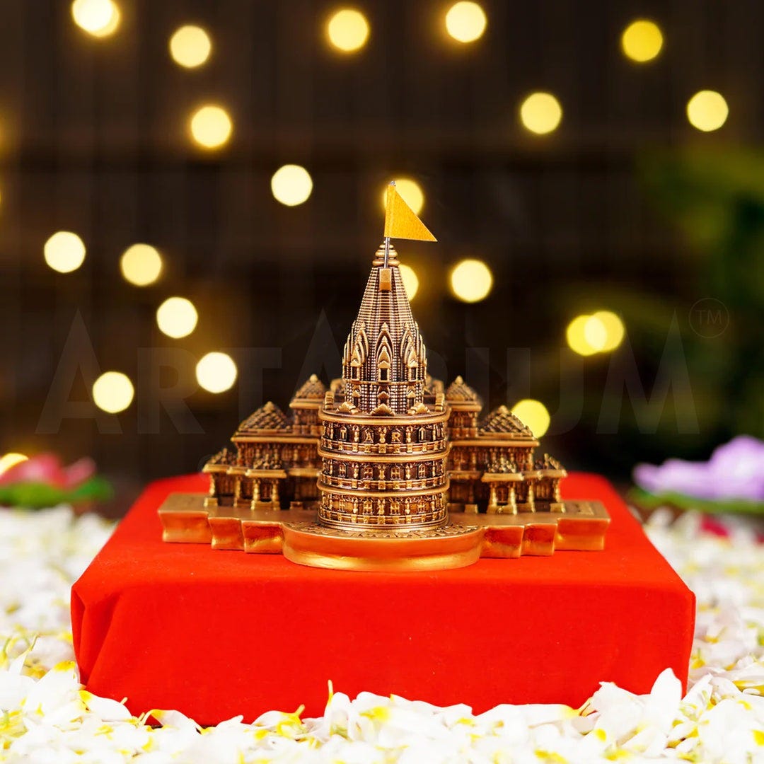 Sacred Symbolism: Discover the Beauty of Artarium’s Resin Ram Mandir ...